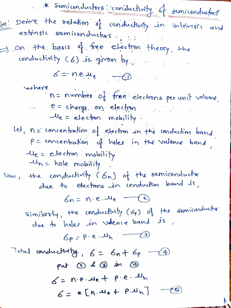 Unit 5 Semiconductor & Superconductivity | PDF | Physical Chemistry | Materials