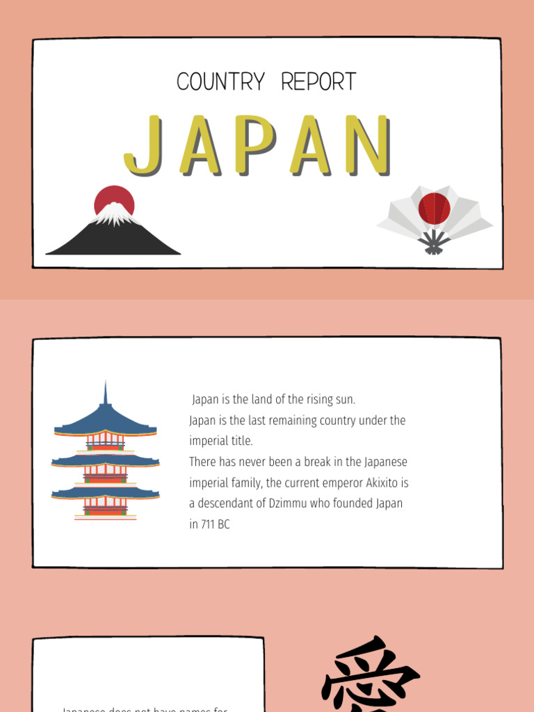 Japan Country Report Overview | PDF
