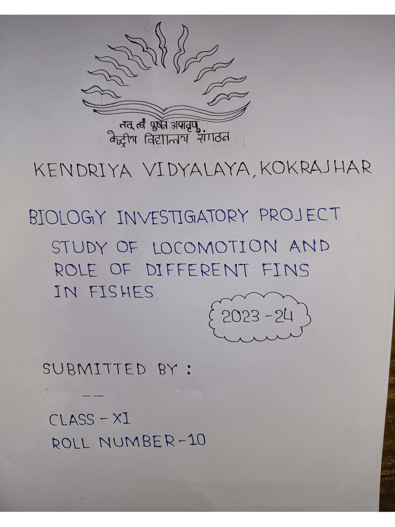 XI Bio Project4 | PDF