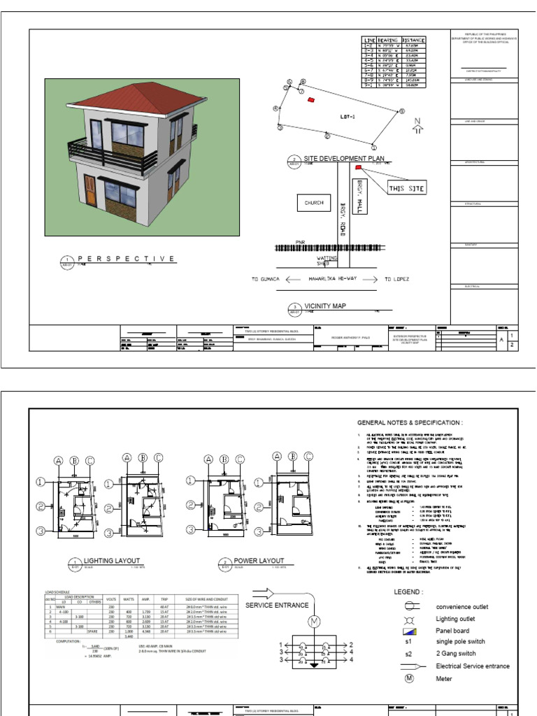 Types of Plans (Civil Engineering) | PDF | Plumbing | Building Technology