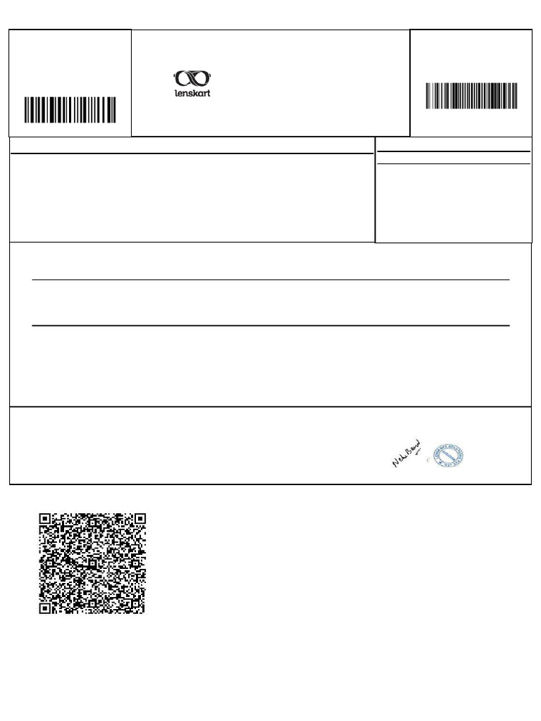 Lenskart Bill Pdf Invoice Economy Of India