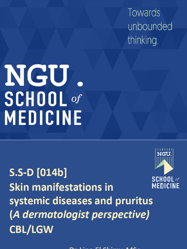 SSD (14) B Dermatologic Changes in Systemic Diseases CBL Tutors Notes ...