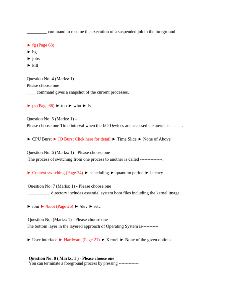 Mix Objective and Subjective CS604 | PDF | Process (Computing) | Scheduling (Computing)