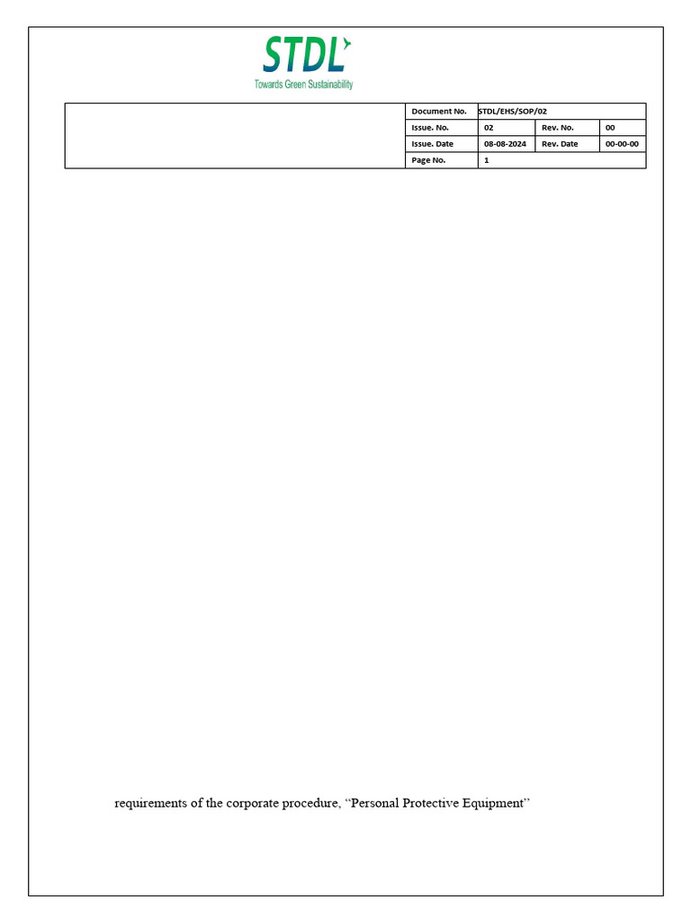 2. SOP FOR WORKING AT HEIGHT | PDF | Safety