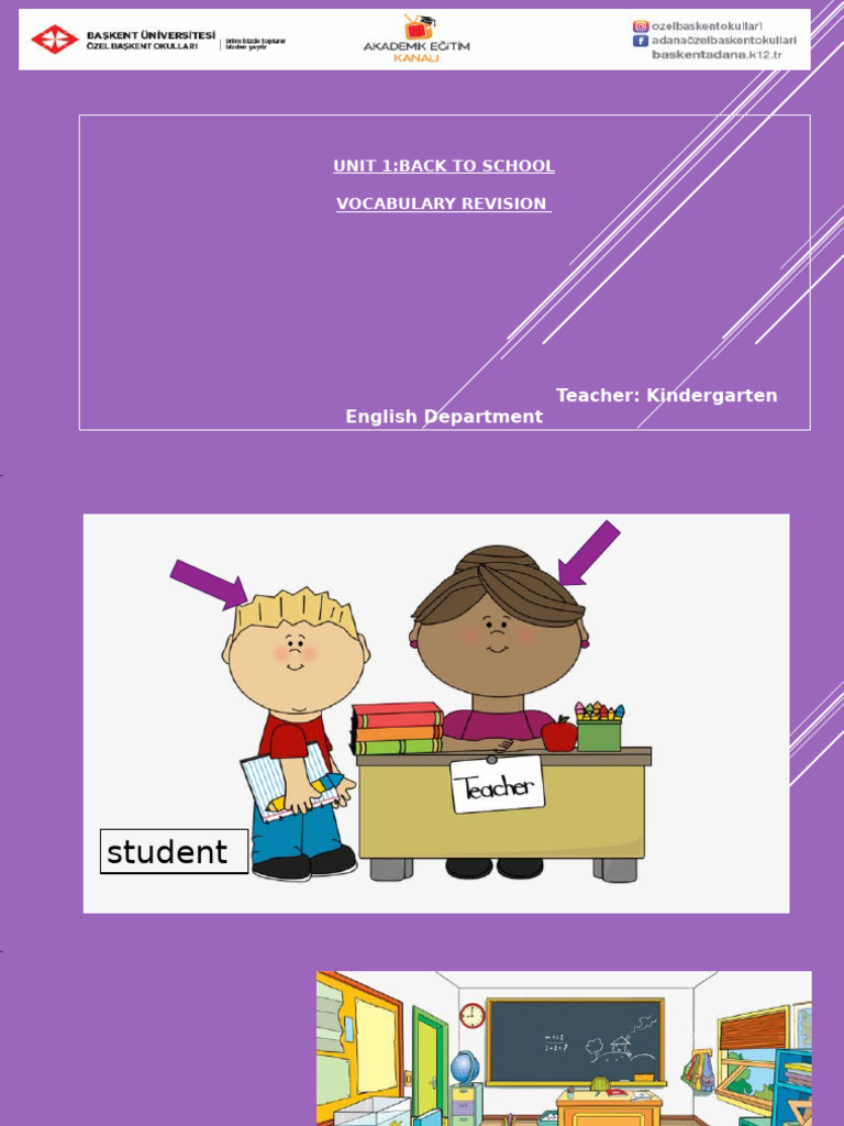 School Objects Revision | PDF