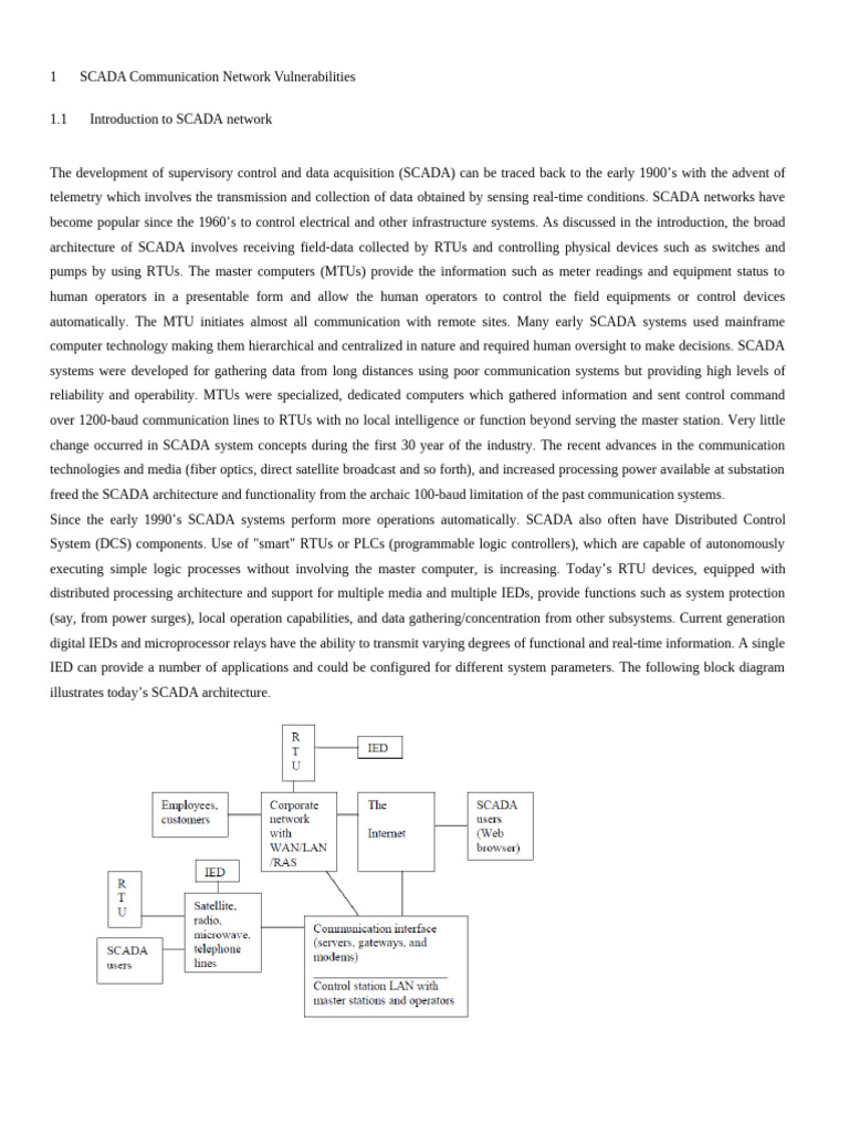 SCADA Network Vulnerabilities | PDF | Transport Layer Security | Scada