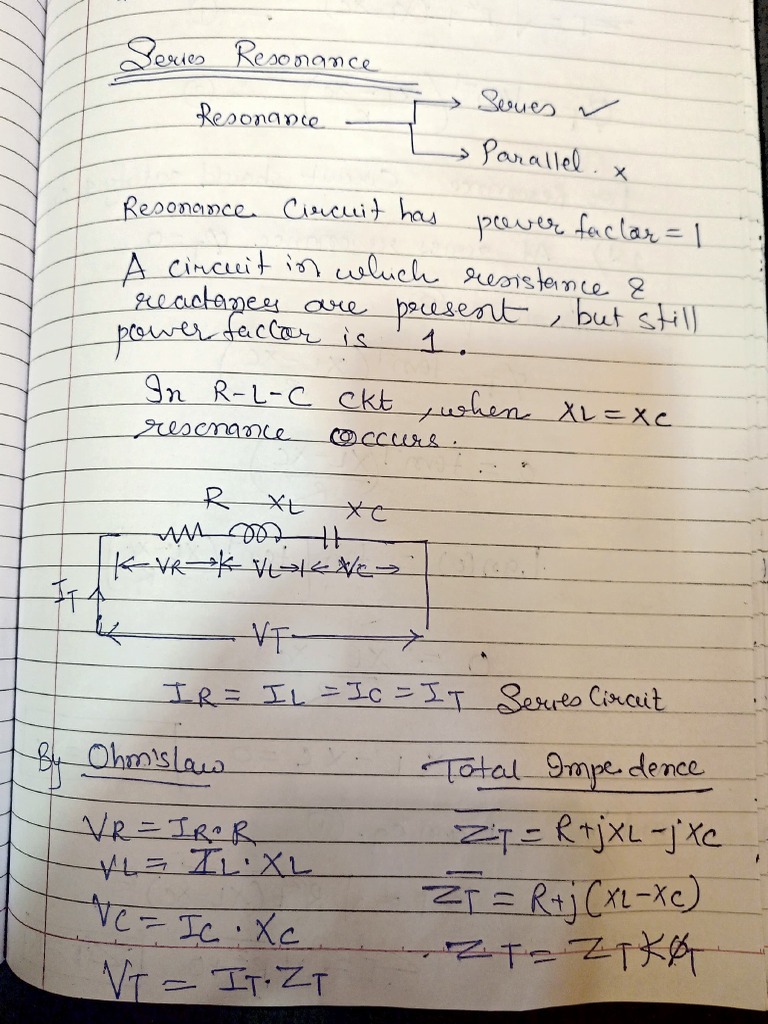 Resonance and Parallel Ciircuit | PDF