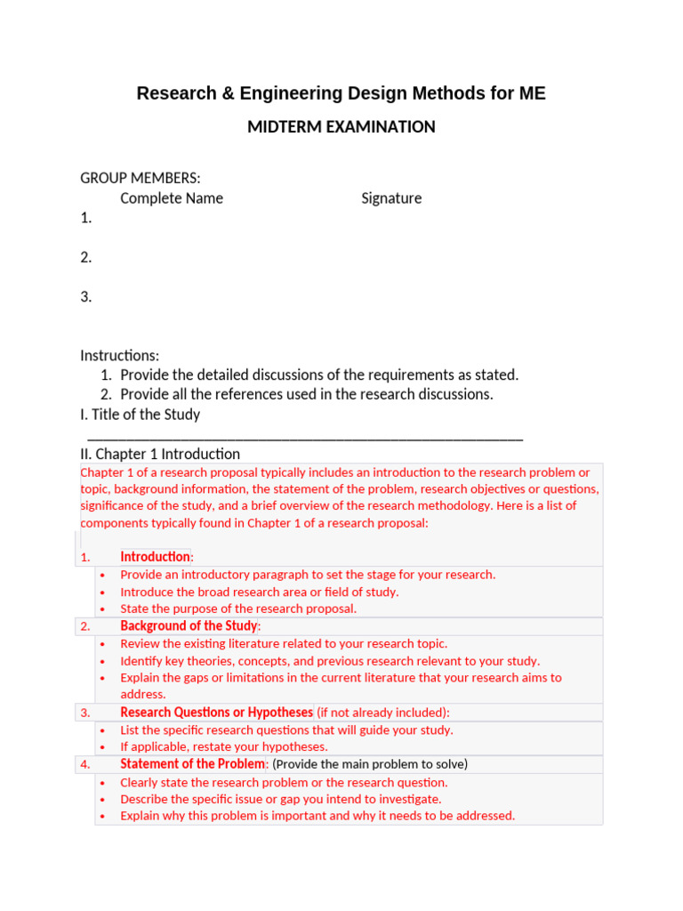 ME Research Proposal Guidelines | PDF | Methodology | Hypothesis