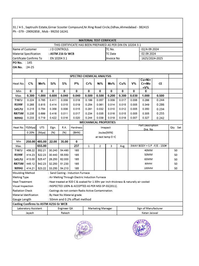 MTC - CS - 3 Way - Body - 2024-25 - 40 50 65 80 100MM | PDF | Building ...