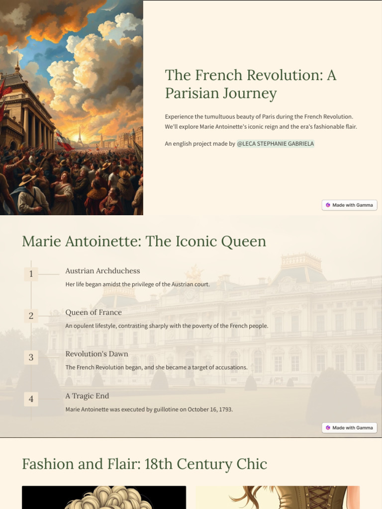 The French Revolution A Parisian Journey | PDF