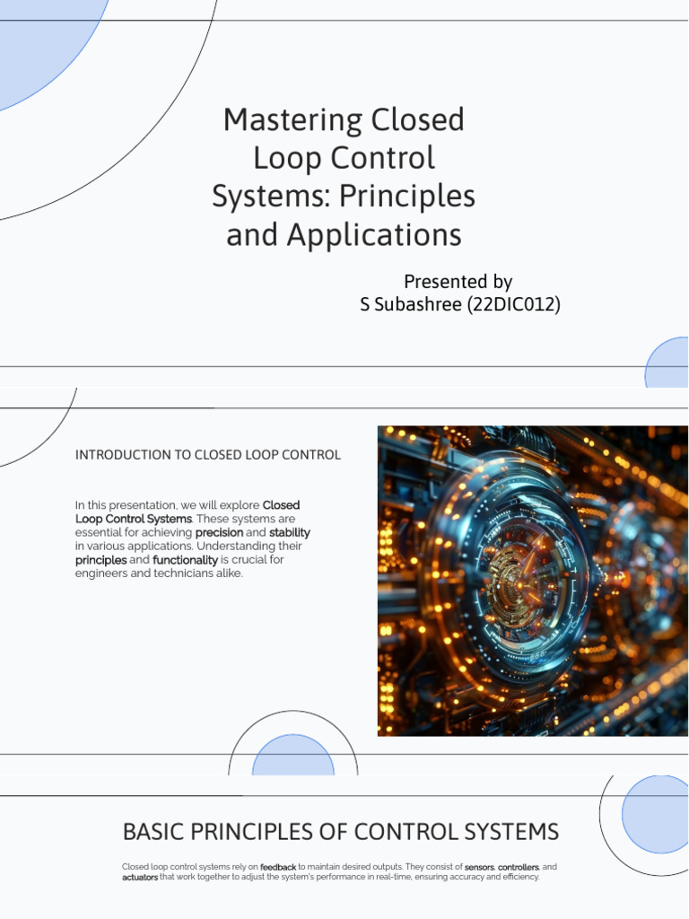 Slidesgo Mastering Closed Loop Control Systems Principles and Applications 20240907163254tXdd | PDF