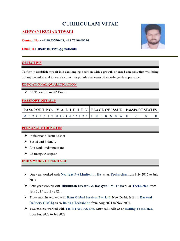 Ashwani Kumar Tiwari.2 | PDF