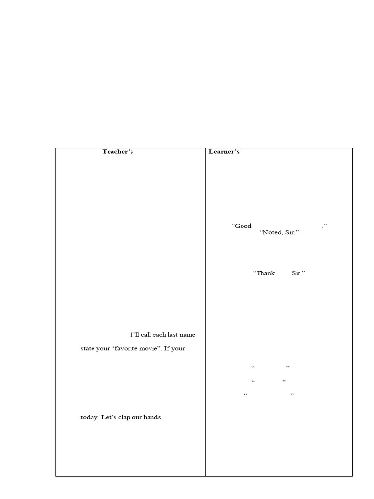 Bped Sample Lesson Plan | PDF | Lesson Plan | Rhythm