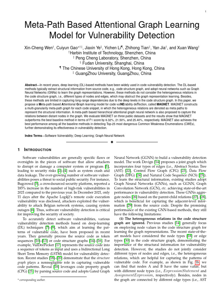 Meta Path Based Attentional Graph Learning Model F Pdf Artificial Neural Network Computer