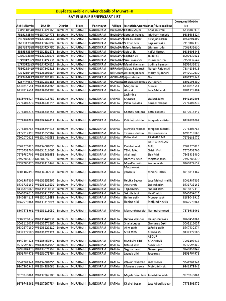 Duplicate Mobile Murarai-II | PDF
