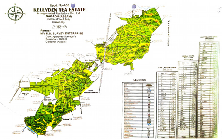 Kellyden Tea Estate Map Overview | PDF