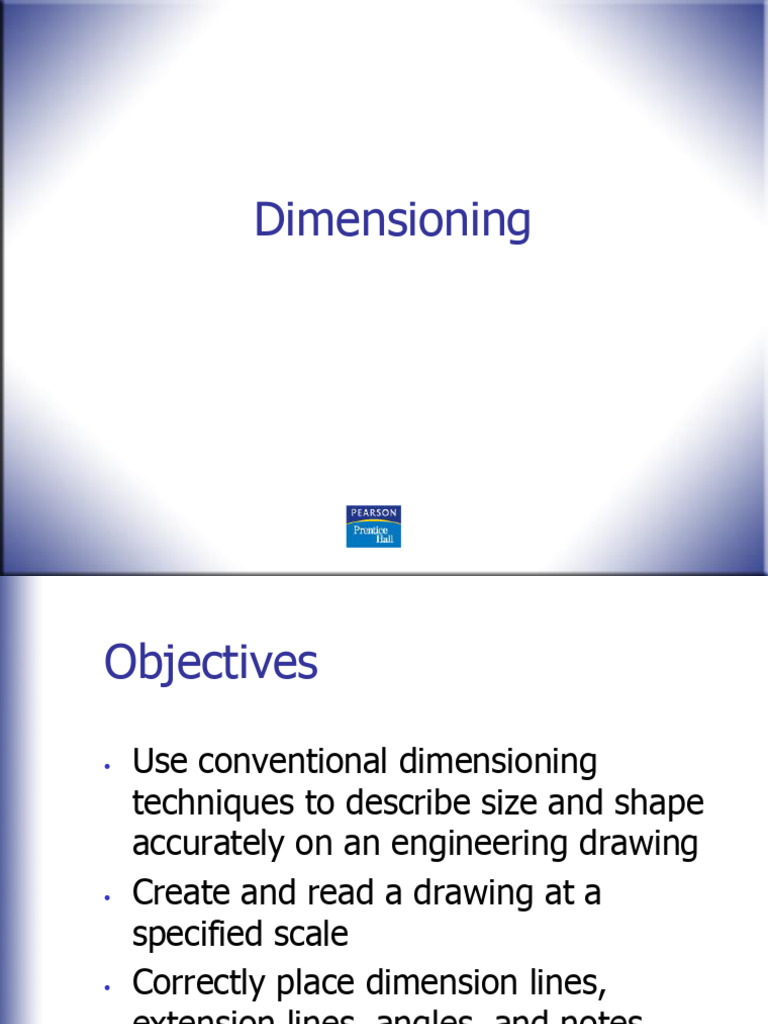 chapter 03 dimensioning_2 | PDF | Technical Drawing | Geometry