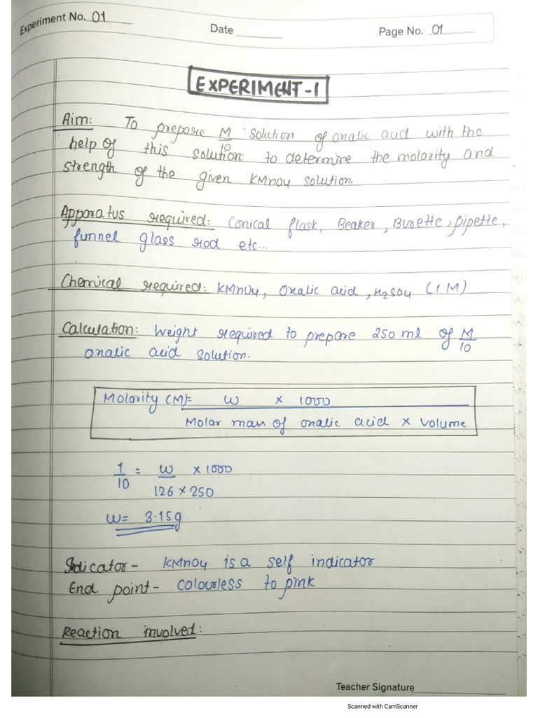 Chem Lab Manual | PDF