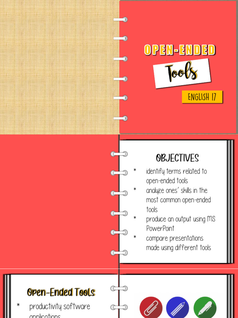 Lesson 3 - Open-Ended Tools | PDF | Software | Computing
