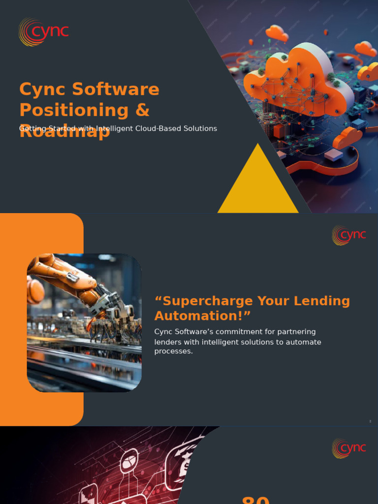 Cync Presentation - Updated 3 | PDF | Loans | Cloud Computing