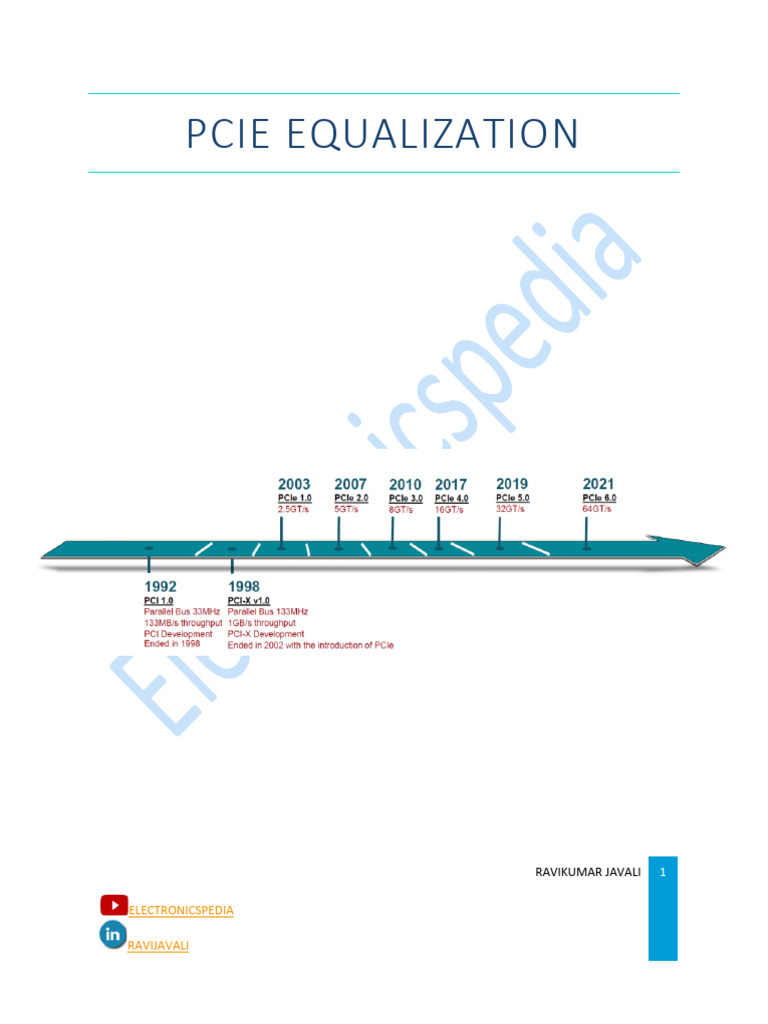 PCIe Equalization | PDF | Equalization (Audio) | Bit Rate
