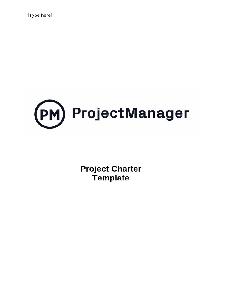 ProjectManager Project Charter Template WLNK 2 1 | PDF | Cost–Benefit ...