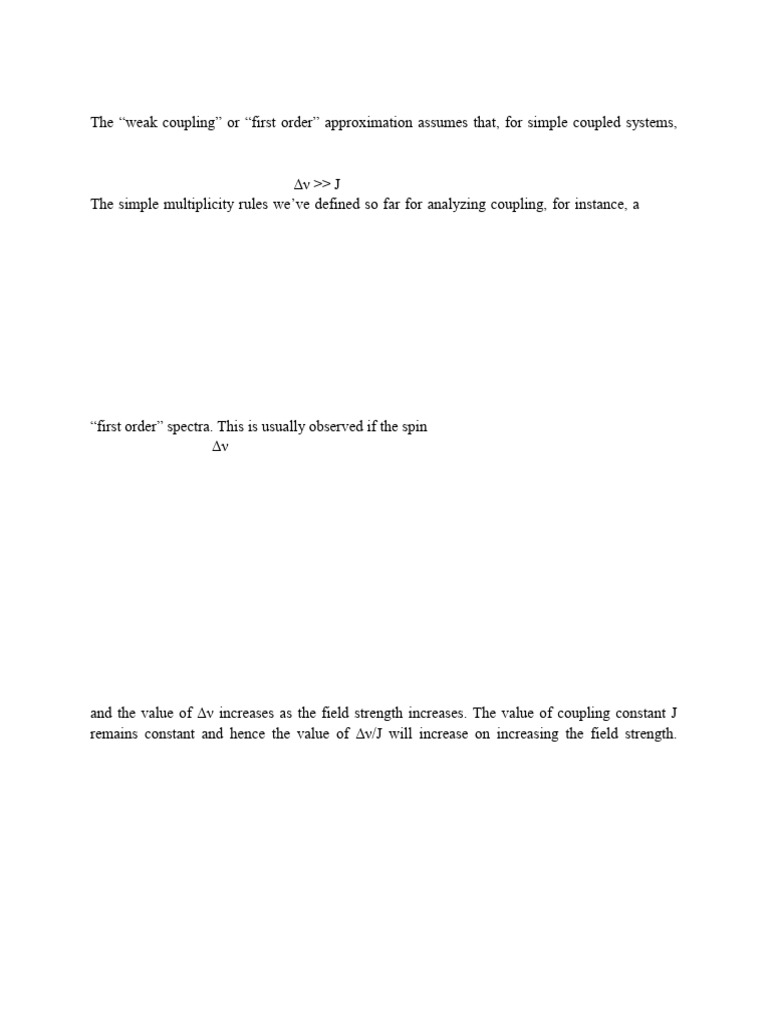 NMR notes 4 | PDF | Nuclear Magnetic Resonance Spectroscopy | Chemistry