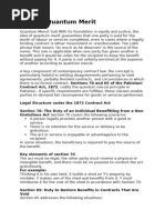 Quantum Meruit in A Contract With Latest Judgments and Case Laws | PDF ...