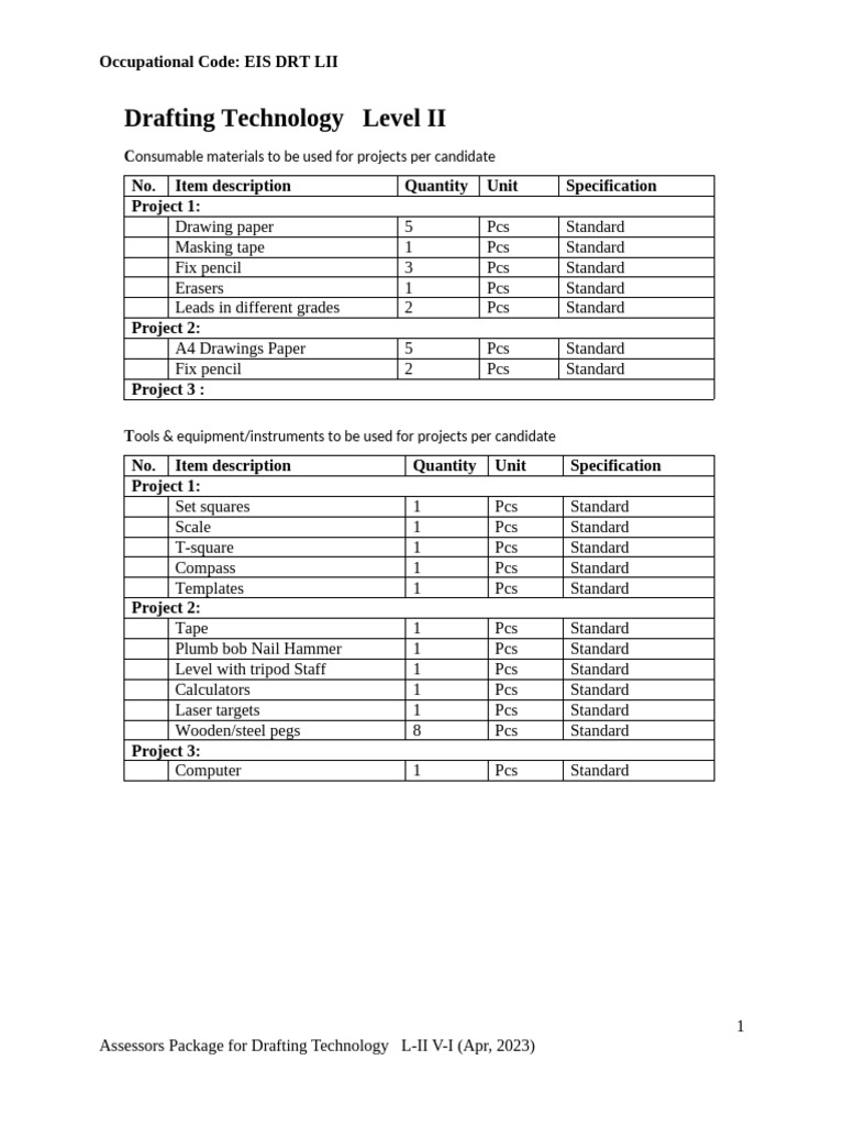 Drafting L-II | PDF | Drawing | Personal Computers