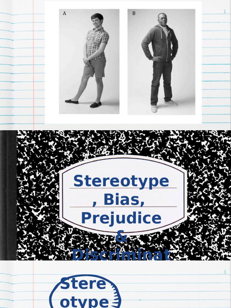 Stereotype, Bias, Prejudice and Discrimination | PDF | Stereotypes | Bias