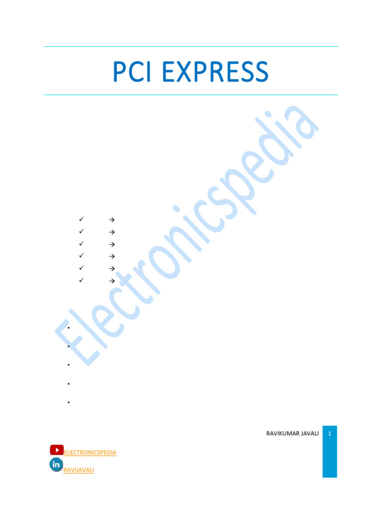 PCIe Basics | PDF | Network Topology | Data Transmission