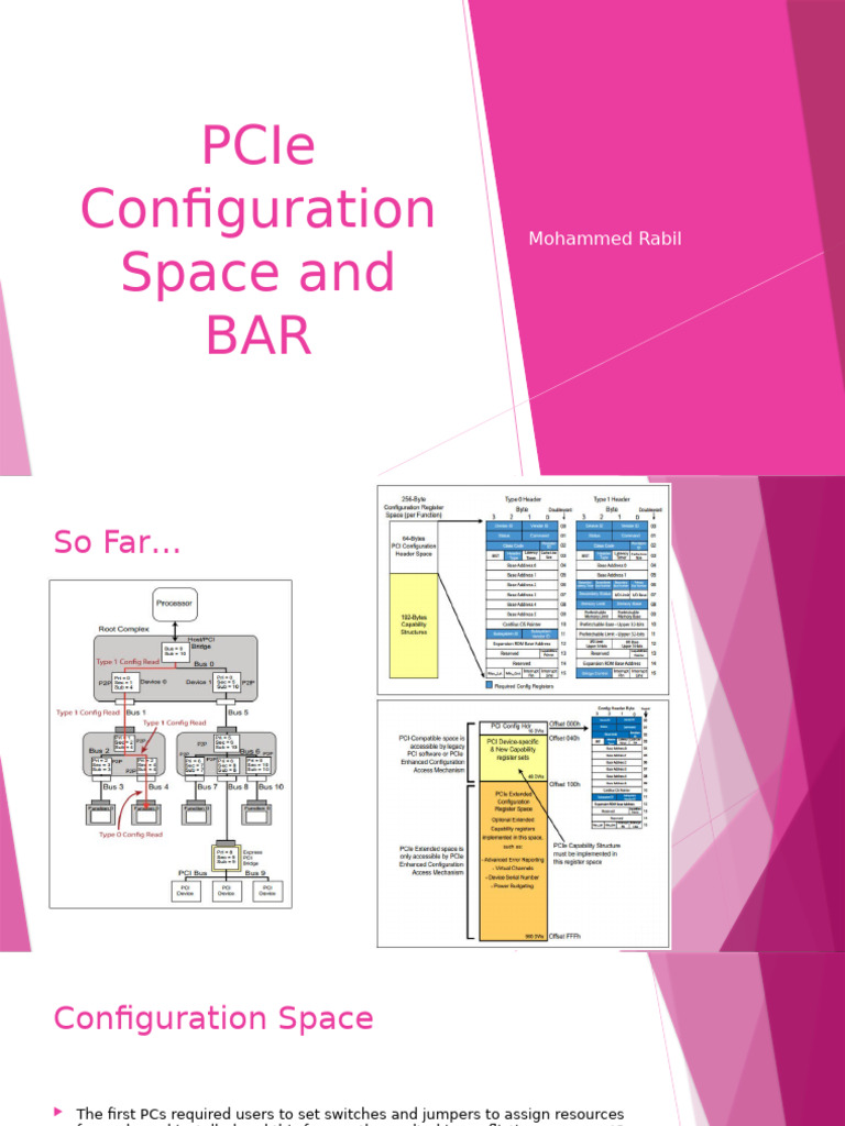BAR and Config Space | PDF | Computer Science | Computing