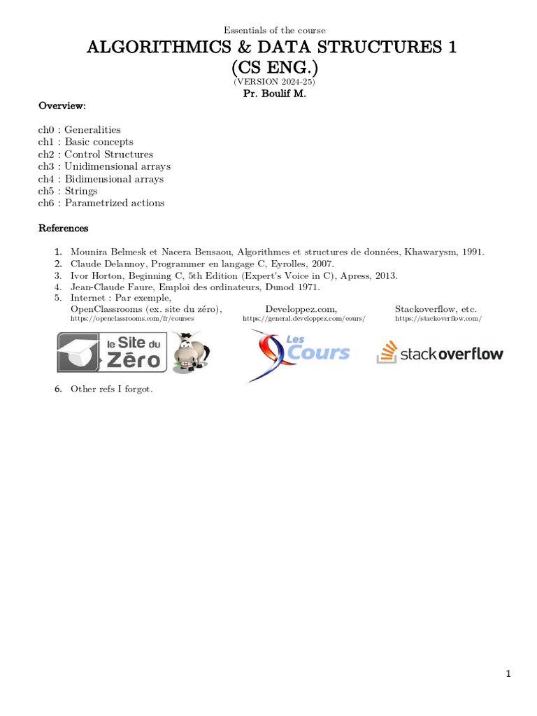Algo1ING_Ch0 | PDF | Programming | Computer Program