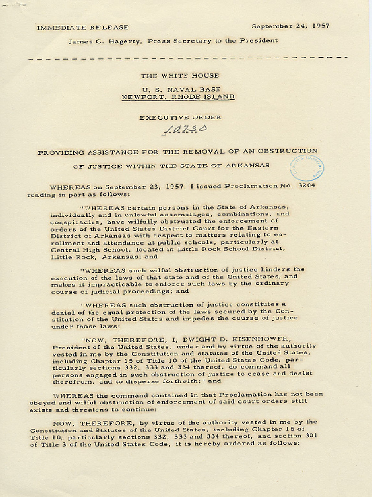 Executive Order 10730 | PDF