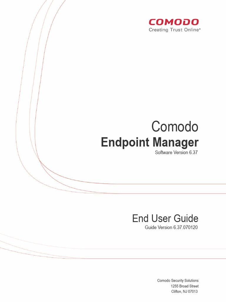 Endpoint Manager User Guide 6.37 | PDF | Installation (Computer ...