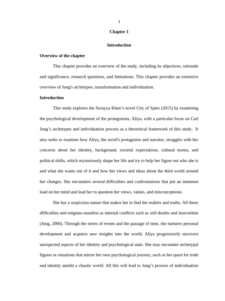 M.phil Thesis | PDF | Carl Jung | Unconscious Mind