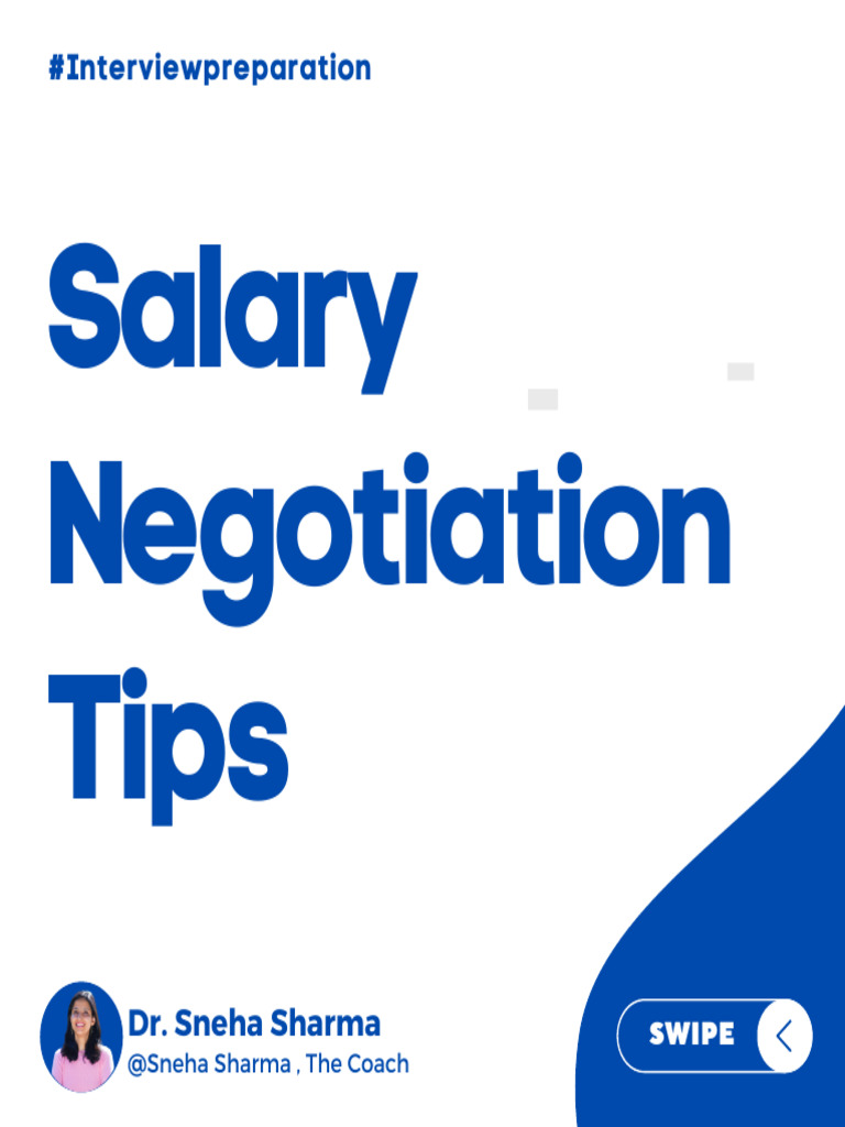 Salary Negotiation Tips | PDF