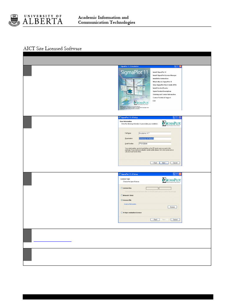 Install Instructions Sigma Plot | PDF