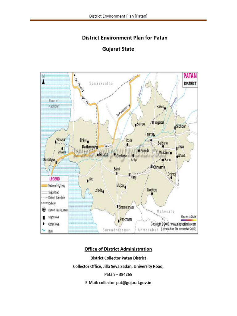 Patan District Environment Plan | PDF | Earth Sciences | Pollution