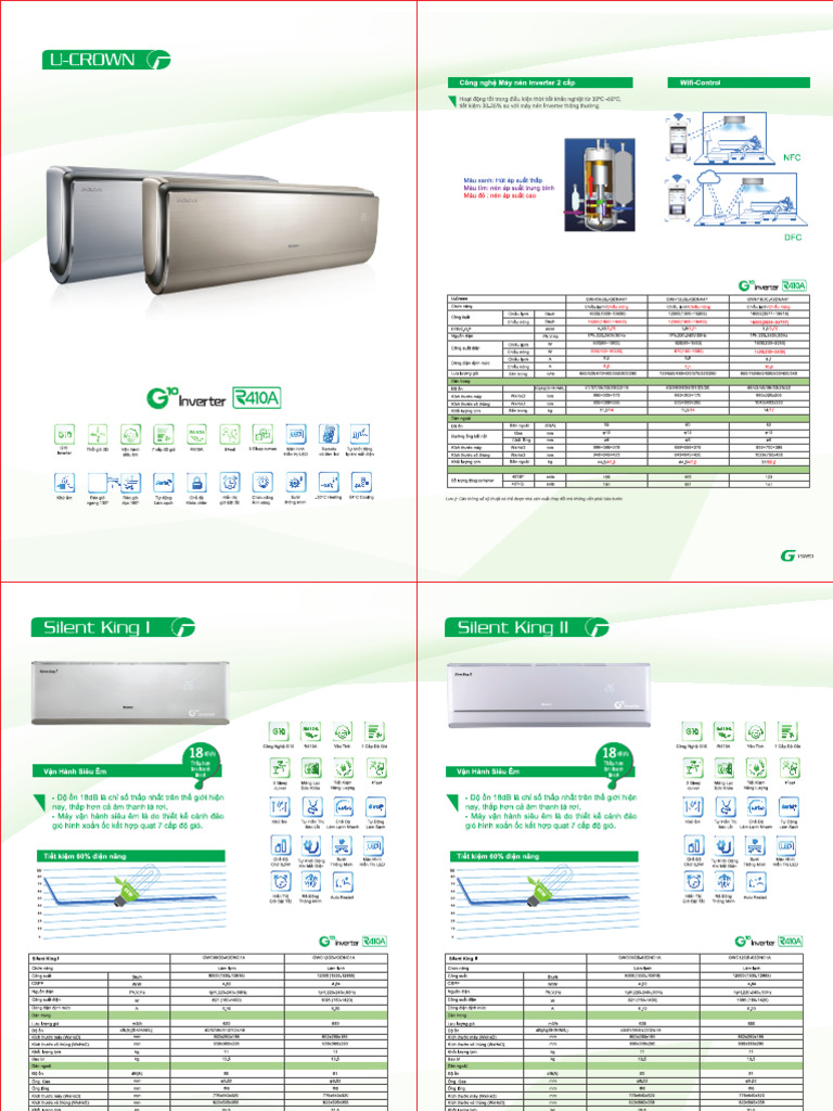Catalogue Dieu Hoa Gree - P2 | PDF