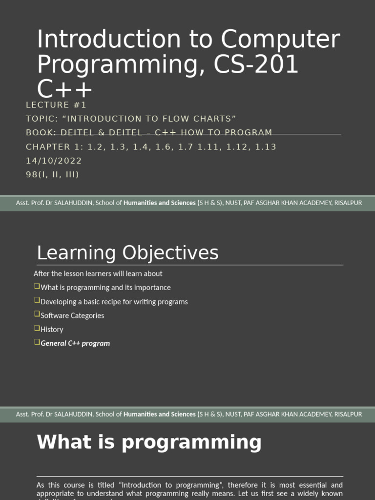 Lec 1 C++ | PDF | C (Programming Language) | Bracket Lec 1 C++ | PDF | C (Programming Language) | Bracket
