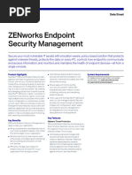 Manage Engine Endpoint Central - Datasheet | PDF | Security | Computer Security