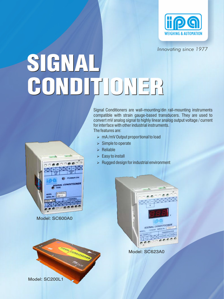 Signal Conditioner | PDF