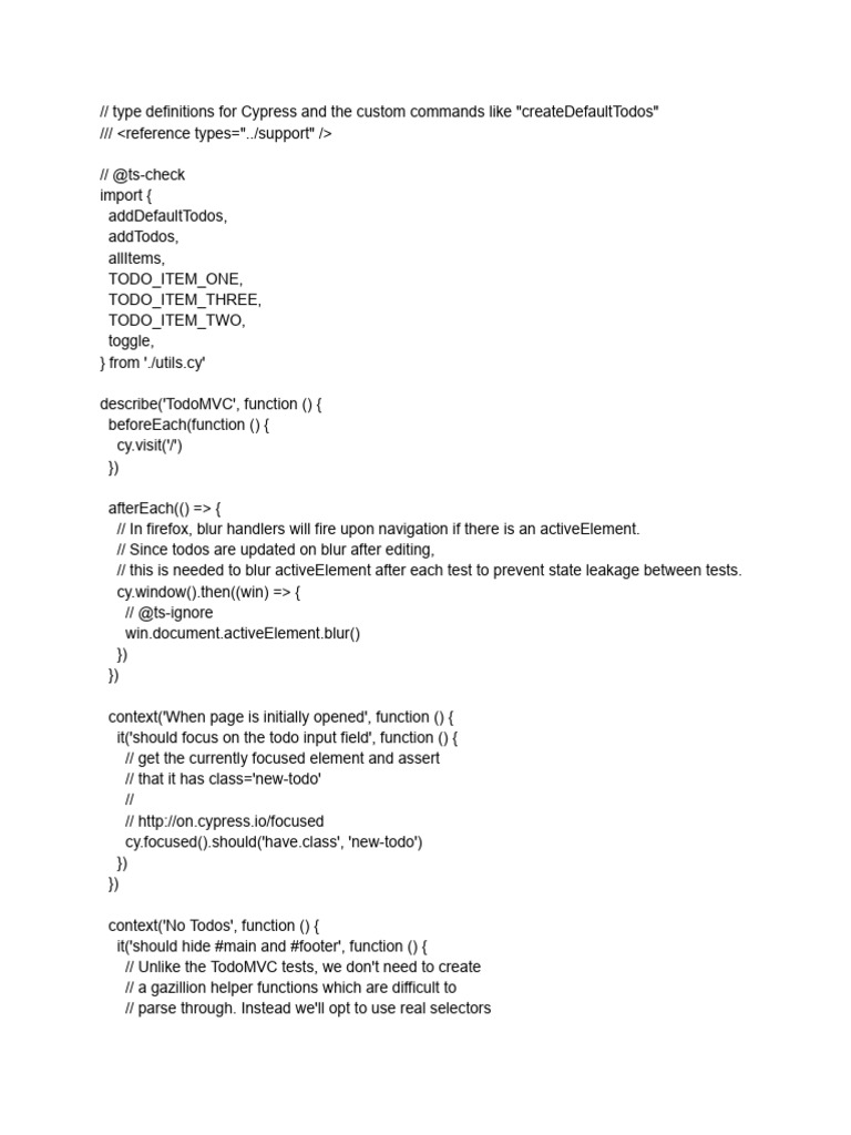 Cypress-example-recipes Examples Blogs Application-Actions Cypress | PDF | Software Development ...