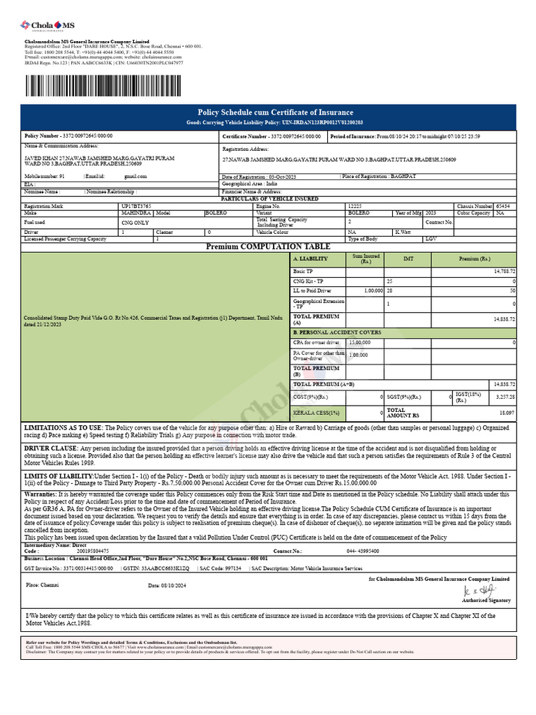 Car Insurance | PDF | Insurance | Business Law