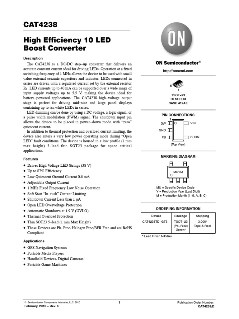 A Good 10 Led Driver Explained | PDF | Capacitor | Inductor