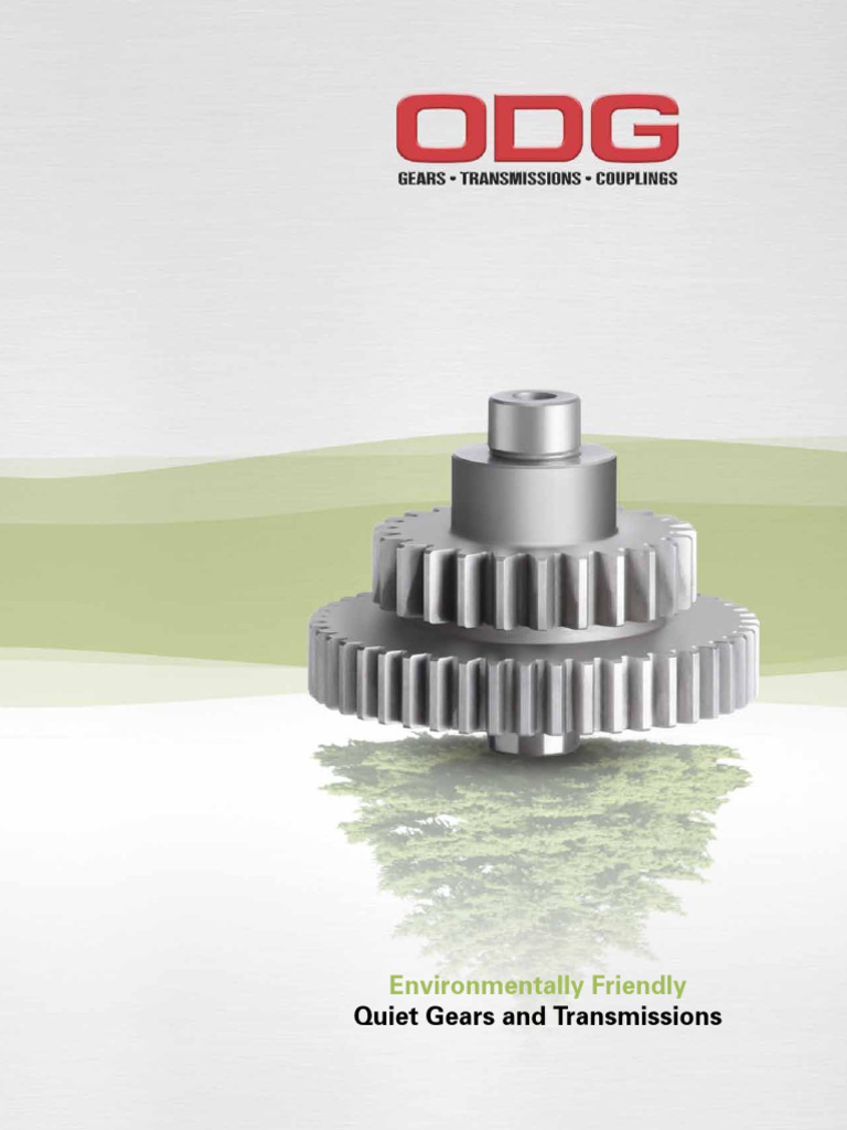 Eco-Friendly Quiet Gears & Transmissions | PDF | Gear | Vehicles