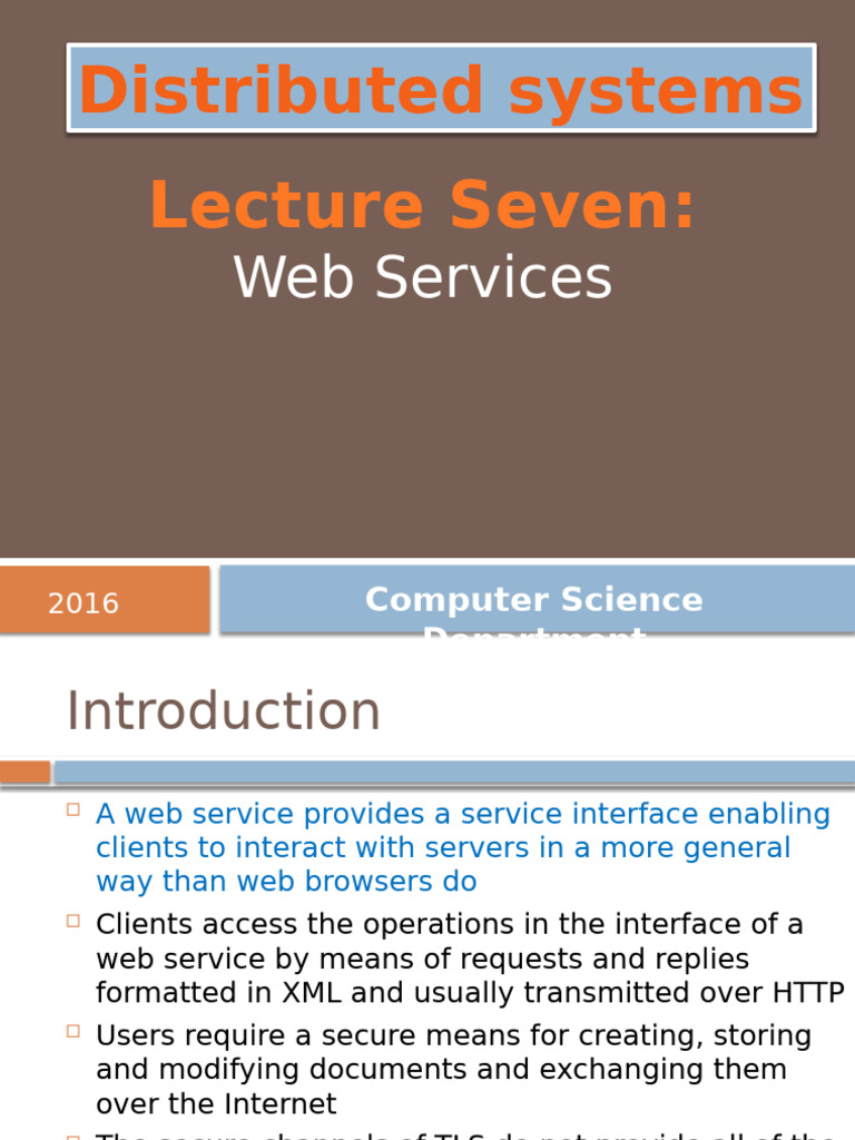 Chapter 8_DS | PDF | Web Service | Soap