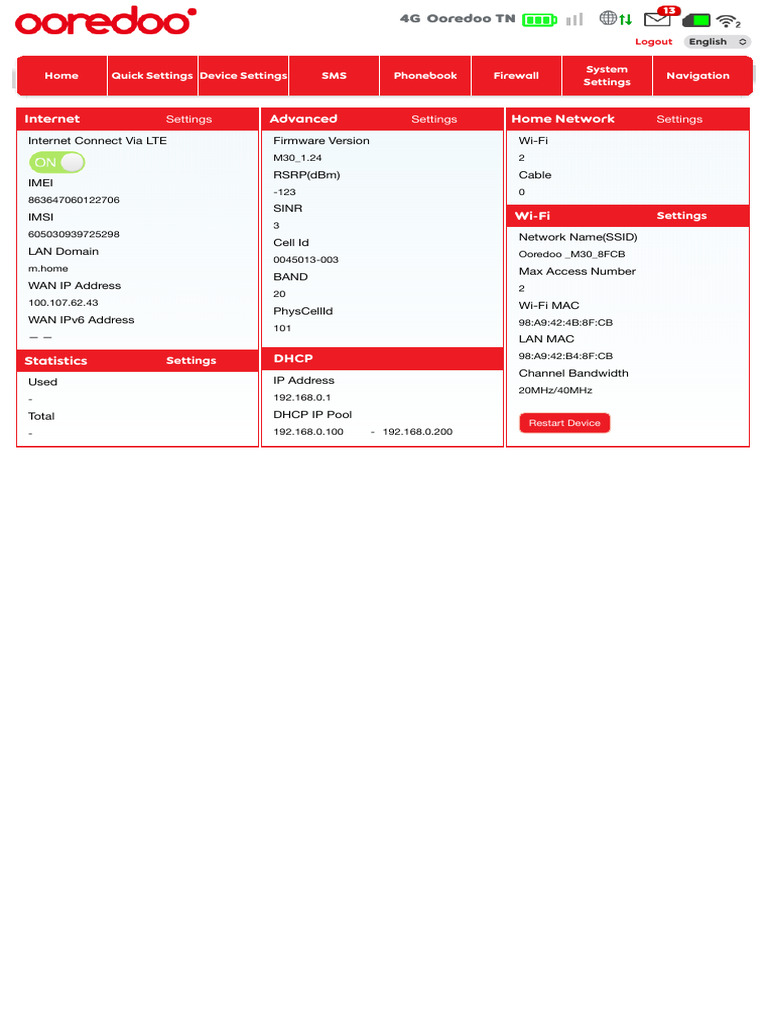 Network Device Configuration | PDF | Wi Fi | Ip Address