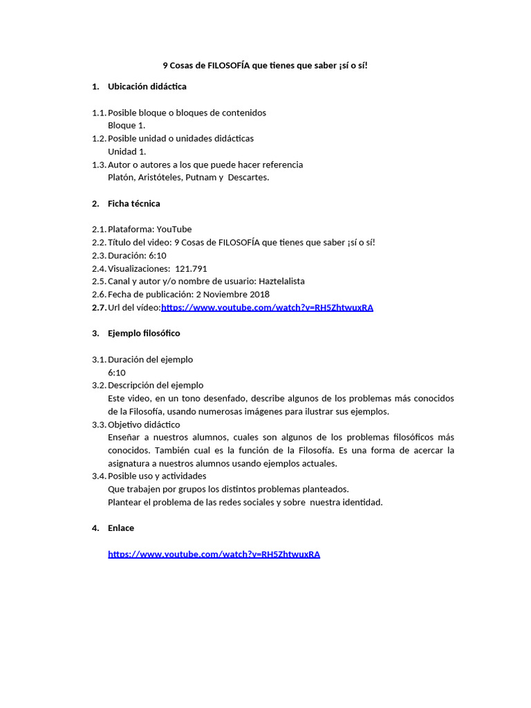 9 Cosas De FilosofÍa Que Tienes Que Saber Sí O Sí Pdf